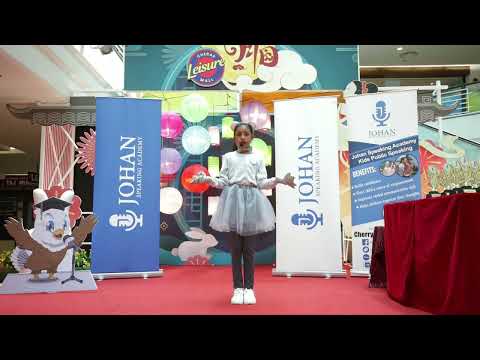 Deshna Sunder l Stage time l Cheras Leisure Mall l Kids Public Speaking Ara Damansara
