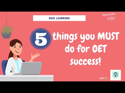 5 Simple Tips for OET Success!