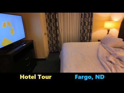Tour of my hotel room in Fargo ND #hoteltour #hotelroom #views #fargo #northdakota #needacleanerroom
