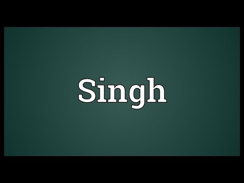 Singh Meaning
