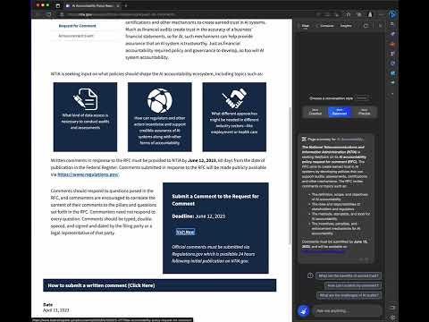 How to Use Microsoft Edge and Bing Chat to Review AI Accountability Policies