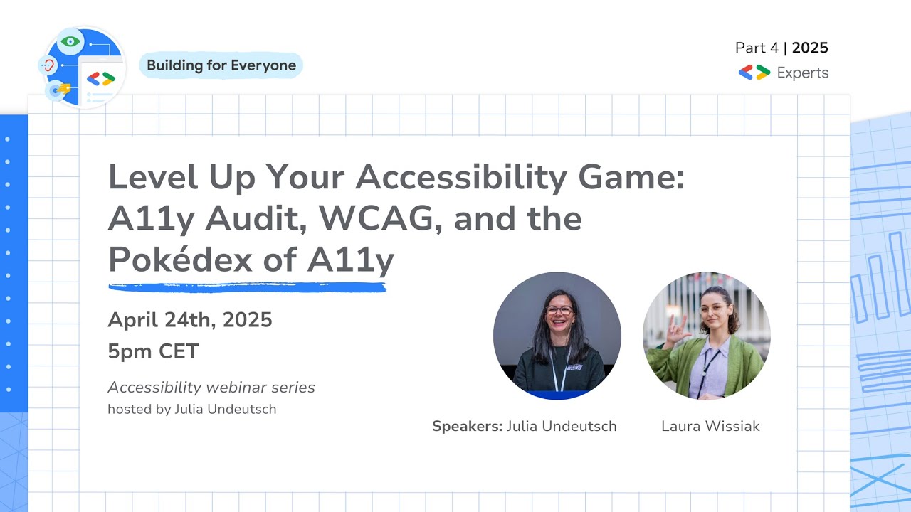Level Up Your Accessibility Game: A11y Audit, WCAG, and the Pokédex of A11y