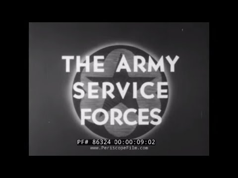 U.S. ARMY SERVICE FORCES IN WWII SIGNAL CORPS, SUPPLY SYSTEM & LOGISTICS 86324