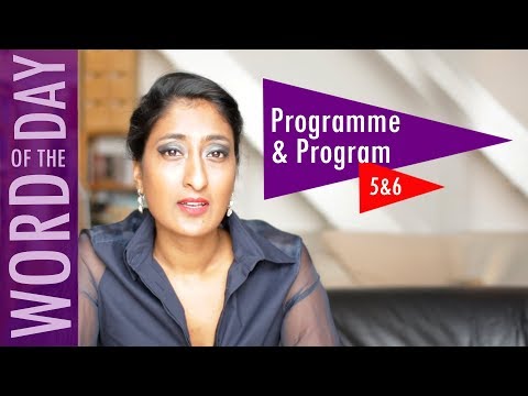 How to Spell the Word Programme & Program ǀ Word of the Day (Yr 5&6) ǀǀ Early Morning Work