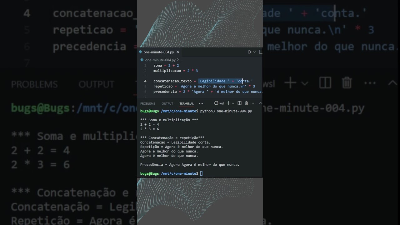 [ 004 | #python ] Operadores com strings em Python