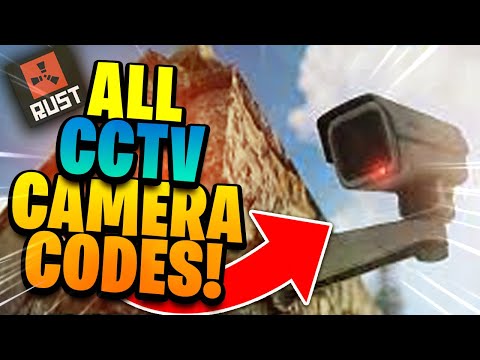All Rust CCTV Camera Codes! (Watch cameras from your base)