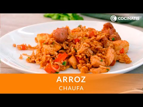 ARROZ CHAUFA 🍚 Delicioso arroz con salsa de soja, tortilla y salchichas- Cocinatis