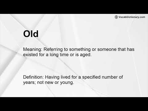 Old Meaning