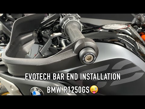 HOW TO FIT THE EVOTECH BAR END WEIGHTS FOR THE BMW R1250GS 🤪