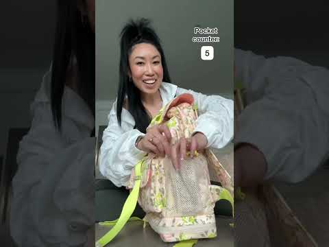 Can you guess how many pockets this backpack has?! #fashiondesigner