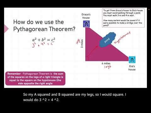 Pythagorean Theorem real world example