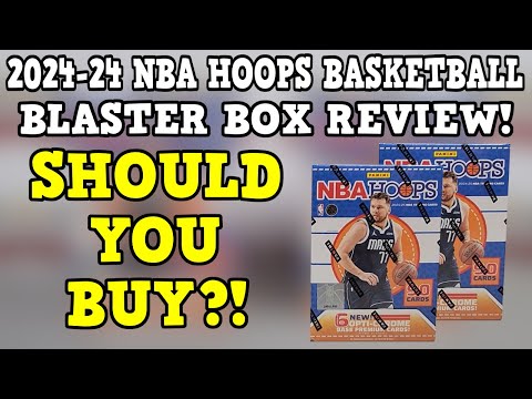 SHOULD YOU BUY?! 2024-25 Panini NBA Hoops Basketball 2X Blaster Box Opening And Review!