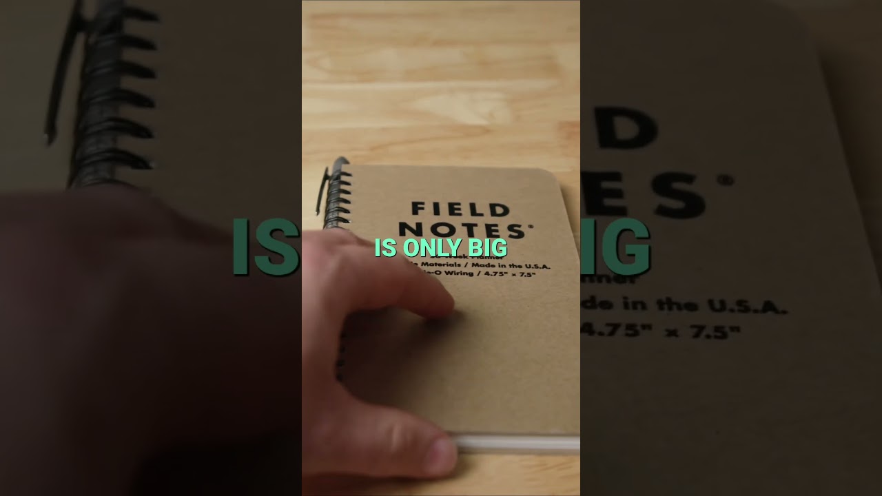 Stay Focused and Boost Productivity with the Field Notes 56 Week Planner