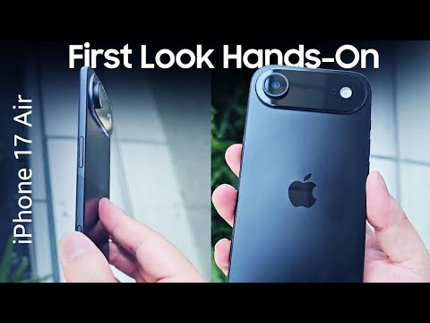 Apple iPhone 17 Air Hands-On FIRST LOOK - Launch Date + TOP New Upgrades Confirmed!🚀
