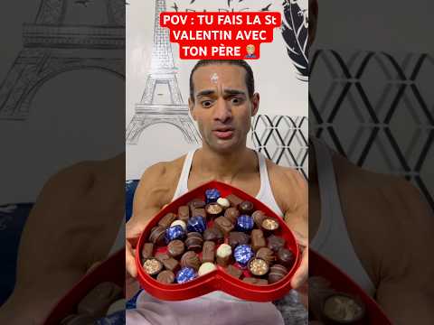 POV : TU FAIS LA St VALENTIN AVEC TON PÈRE 🤦🏼♂️ #humour #papa #sœur #stvalentin #amour