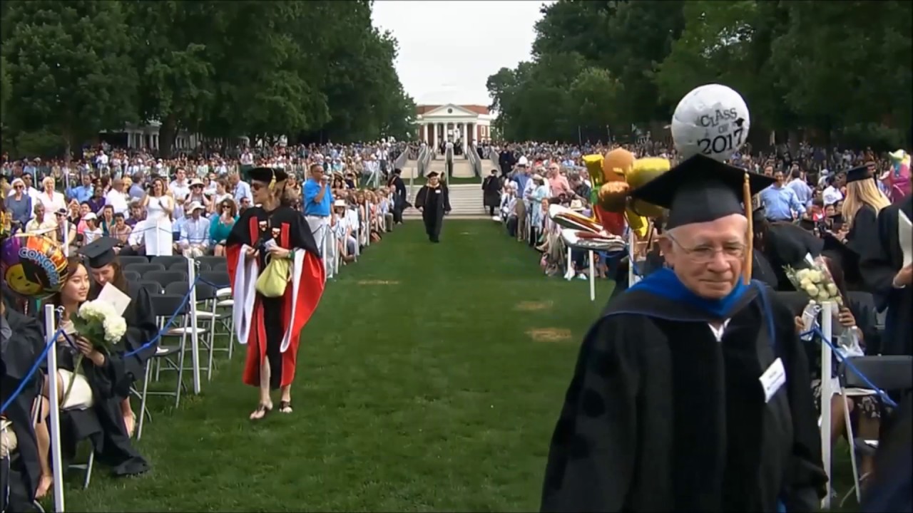 Short 7 second version UVa Finals Graduation Arts and Sciences 2017 May 20