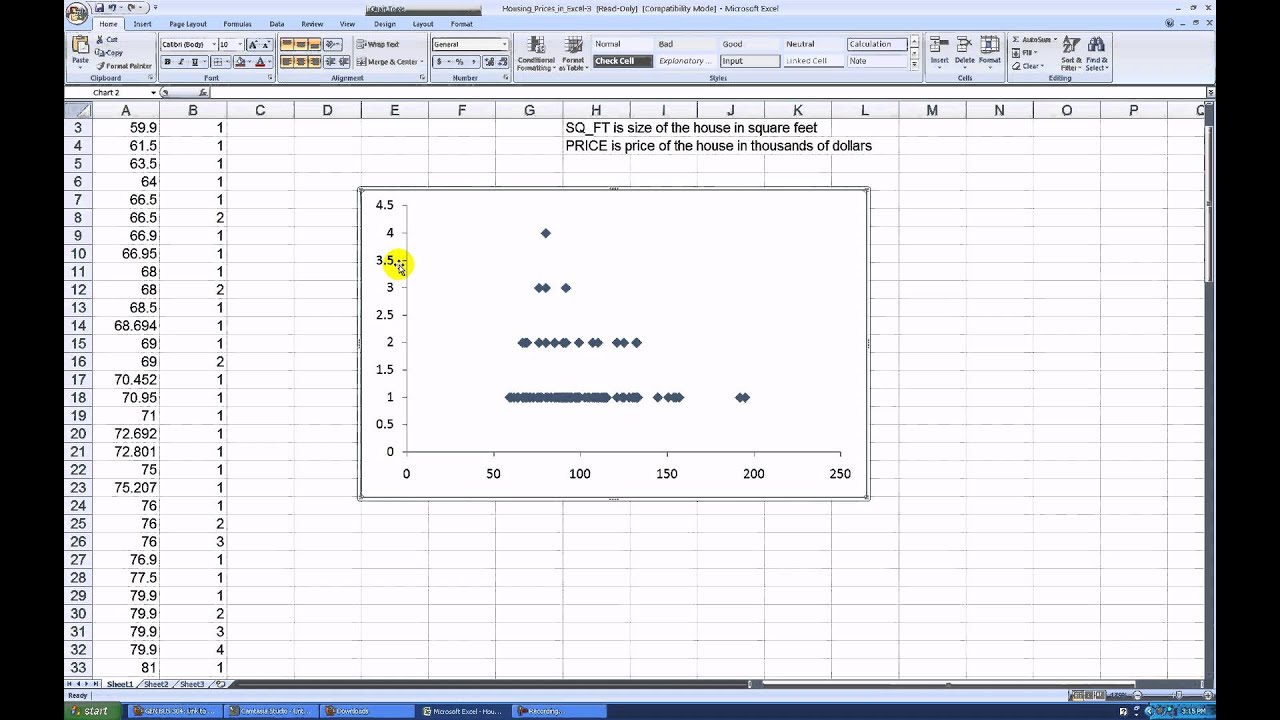 How to Make a Dotplot in MS Excel 2007