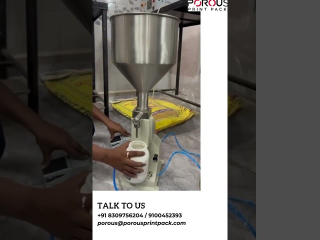 Manual Paste Filling Machine - Manual Paste & liquid filling machine ...