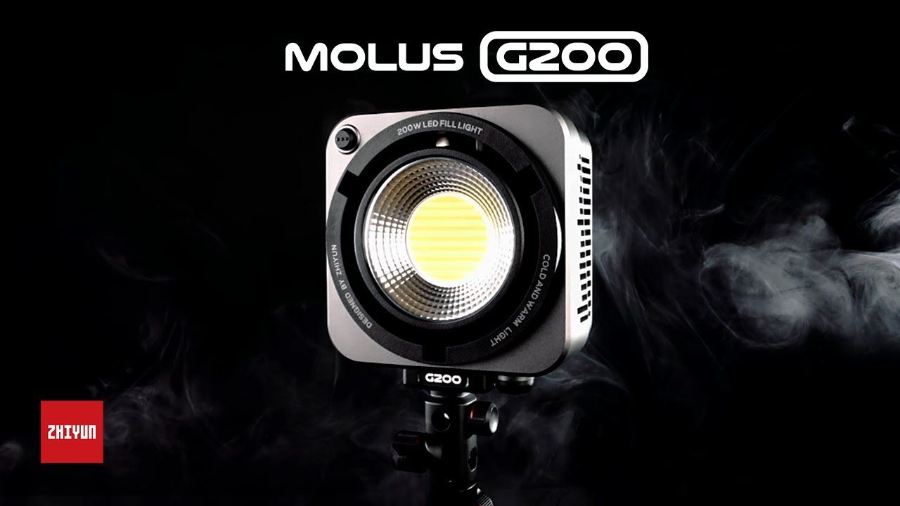 Buy - Zhiyun Molus G200 Video Light - Includes UK power Supply (p/n ZHI-1017687672)