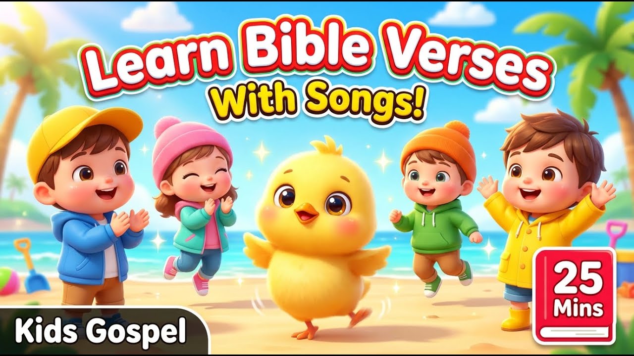 25 Minutes of Bible Verse Songs for Kids 🎶 | Fun Scripture Music to Memorize God’s Word”