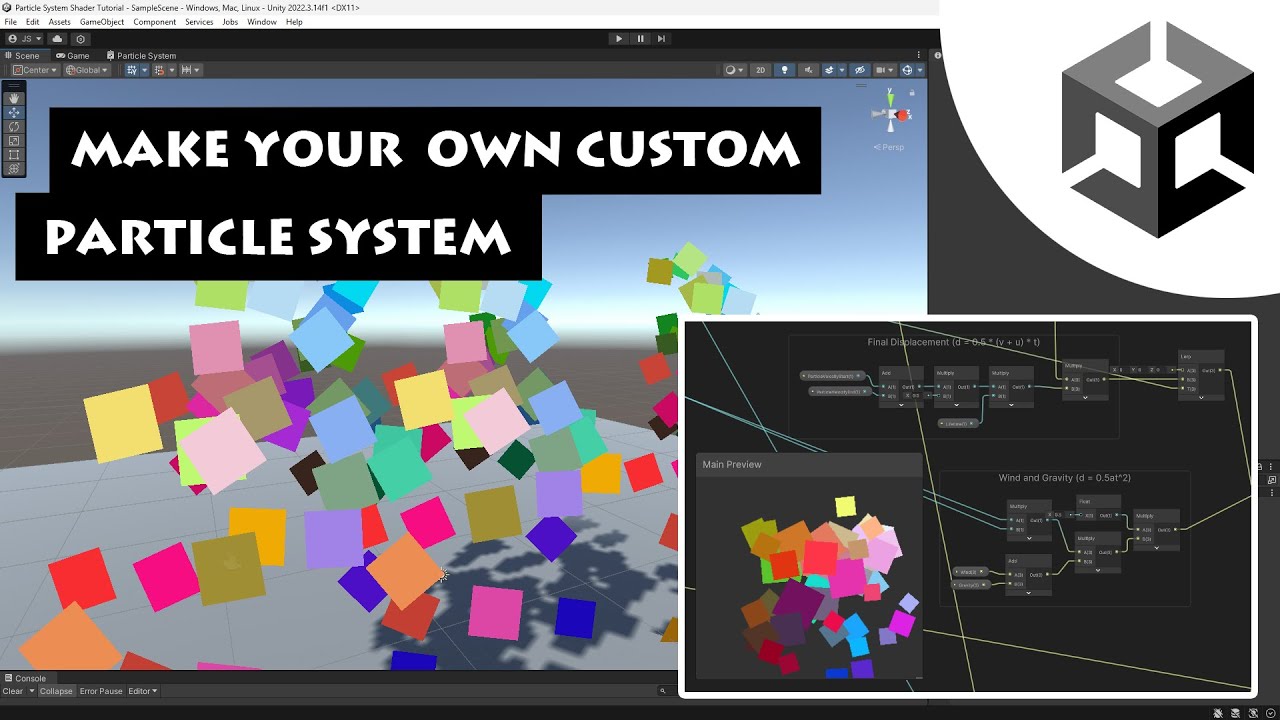 Make a custom Particle System with Unity Shader Graph