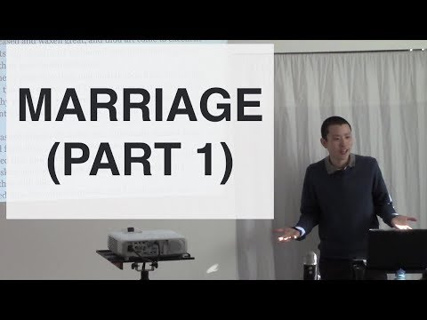 Marriage 1 (Definition, Wedding Traditions, Purpose, Lawful Spouses) | Victor Tey