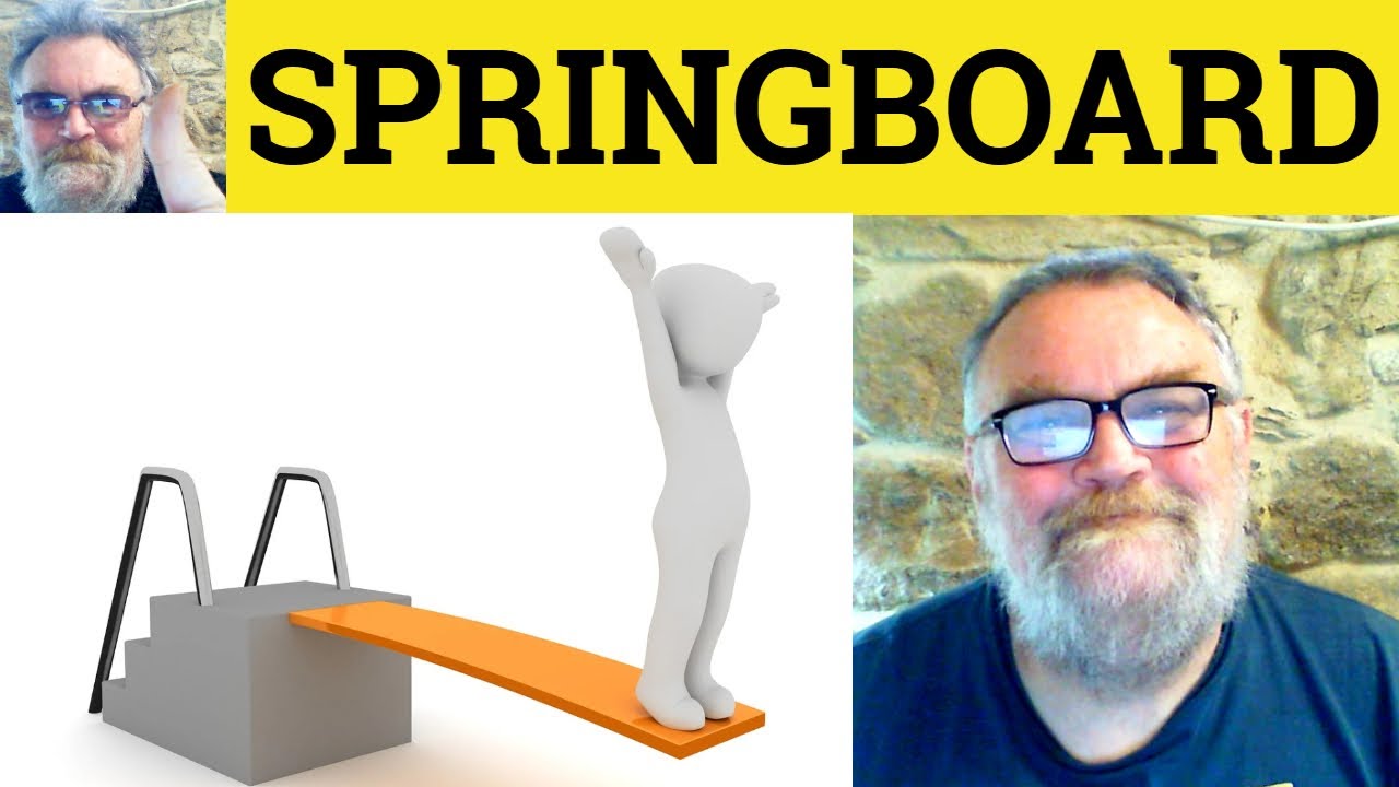 😎 Springboard Meaning - Springboard Definition - Springboard Defined - Springboard Means Springboard