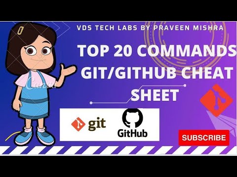 TOP 20 Commands : Git/GitHub Cheat Sheet