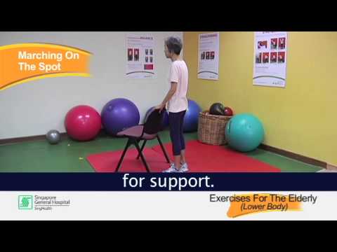 Lower Body Exercises For The Elderly -- Reel Health #28