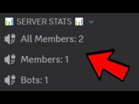 HOW TO SETUP & USE SERVERSTATS BOT! Discord