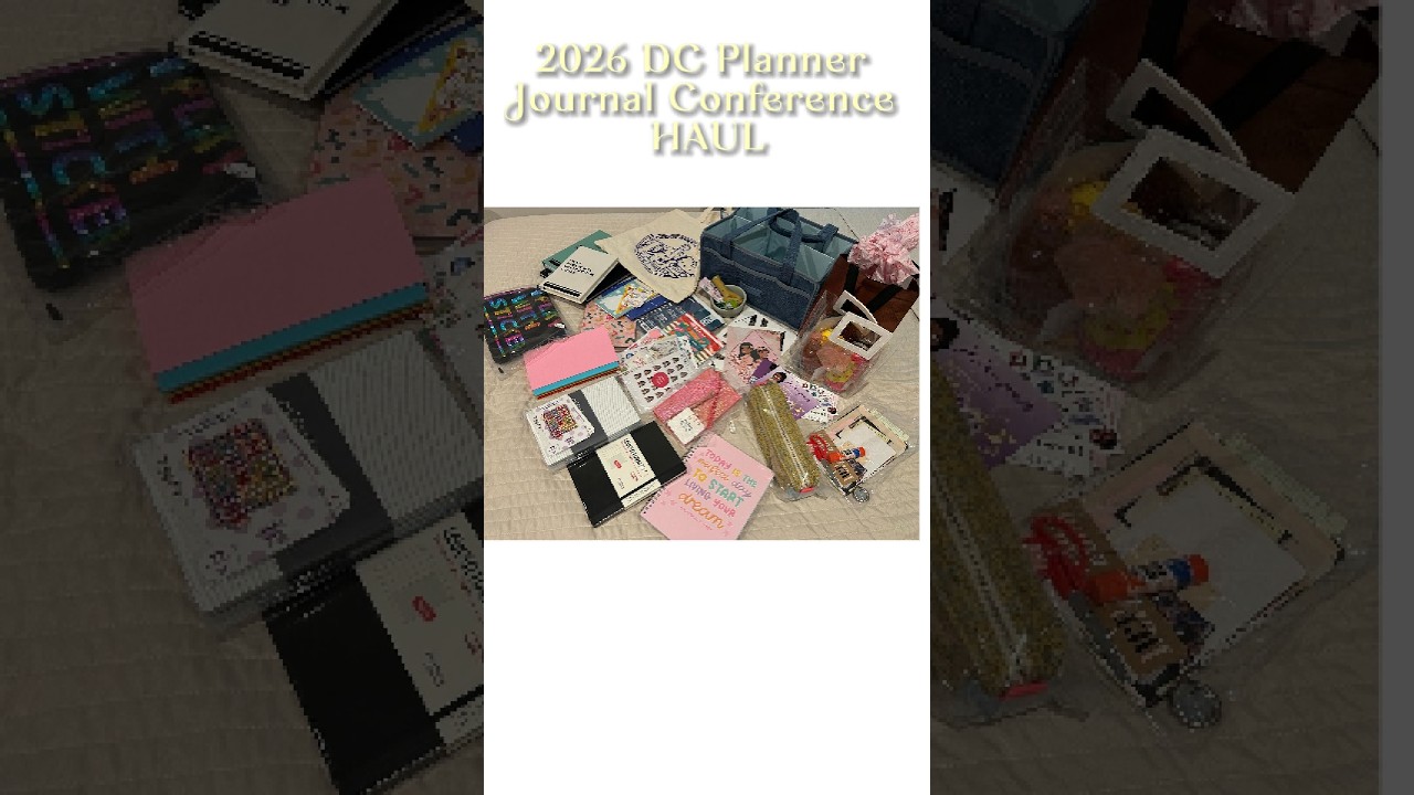 2026 DC Planner Journal Conference Haul