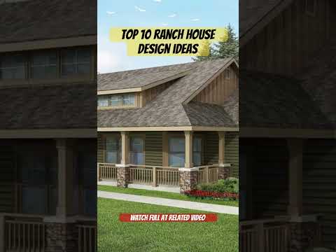 Top 10 ranch house design ideas part 1 #ranchhouse #house #architecture #home #ytshorts