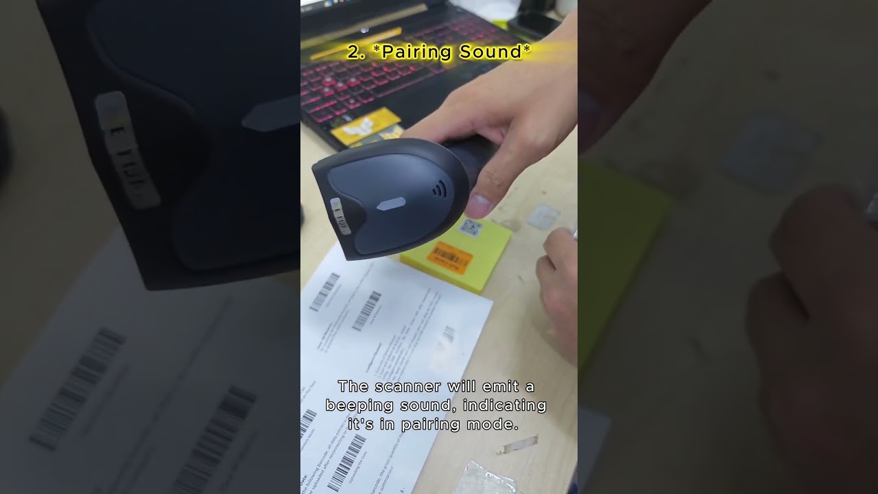 How to use Scanner Netum W6 #W6 #netum #scanner #barcodescanner #qrcodescanner