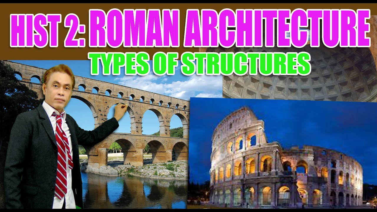 HIST 2  ROMAN ARCHITECTURE TYPES OF STRUCTURES