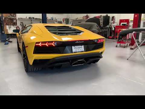 2018 Lamborghini Aventador S Cold Start
