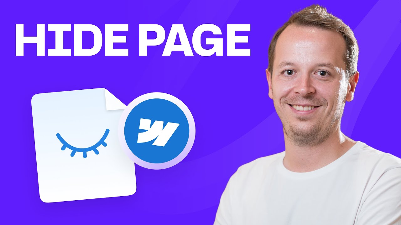 How to hide a page in Webflow