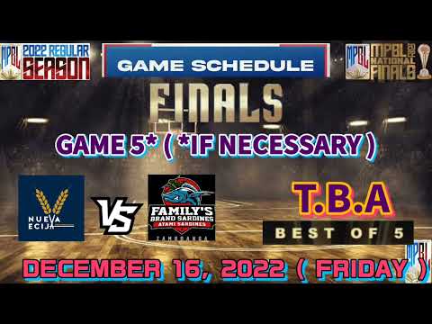 MPBL 2022 NATIONAL FINALS SCHEDULE | RESULTS | PLAYOFFS RECAP & STANDINGS