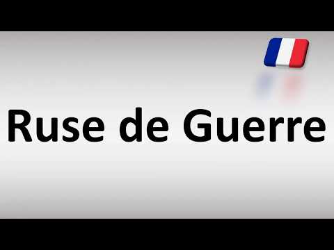How to Pronounce Ruse de Guerre