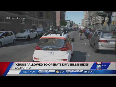 Company allowed to operate driverless taxi rides in California