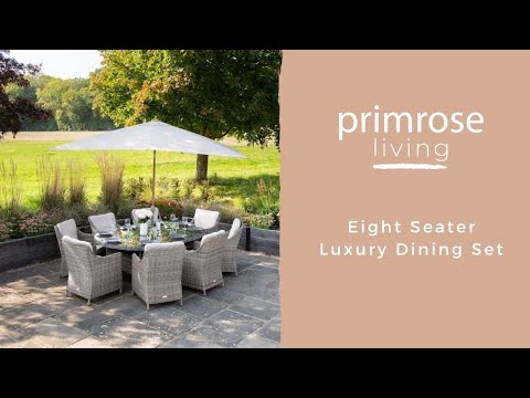 Eight Seater Luxury Dining Set | Primrose Living
