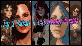 TOP 5 LookMenu Preset For Fallout 4 FEMALE EDITION at Fallout 4 Nexus ...