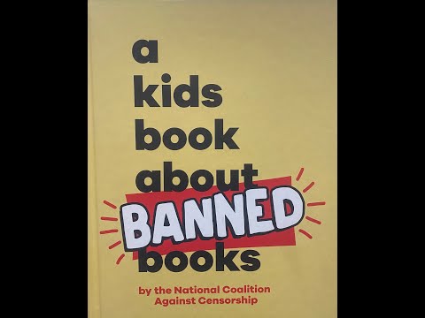 a kids book about BANNED books; Read Aloud