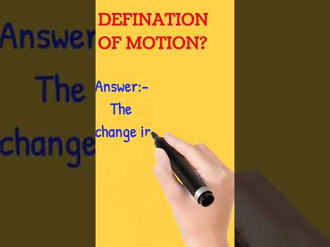 Definition of Motion? /#shorts /#definition .