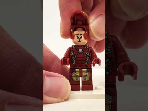 LEGO Minifigure Iron Man Mk 46 #lego #legominifigures #ironman #shorts