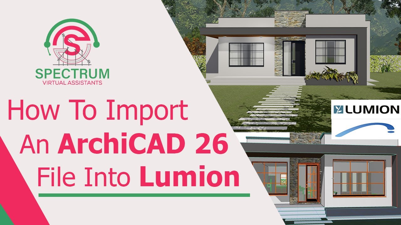 ArchiCAD 26 - How To Import an ArchiCAD 26 File into Lumion