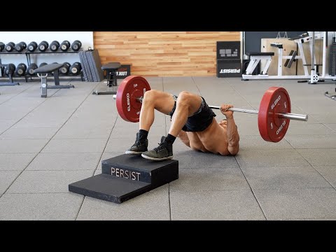 Feet Elevated Barbell Glute Bridge