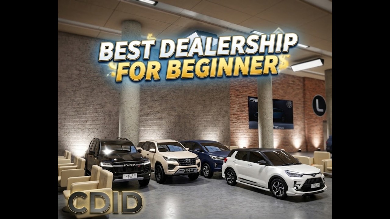 CAR DRIVING INDONESIA [CDID] TUTORIAL FOR BEGINNERS | BEST DEALER FOR BEGINNERS