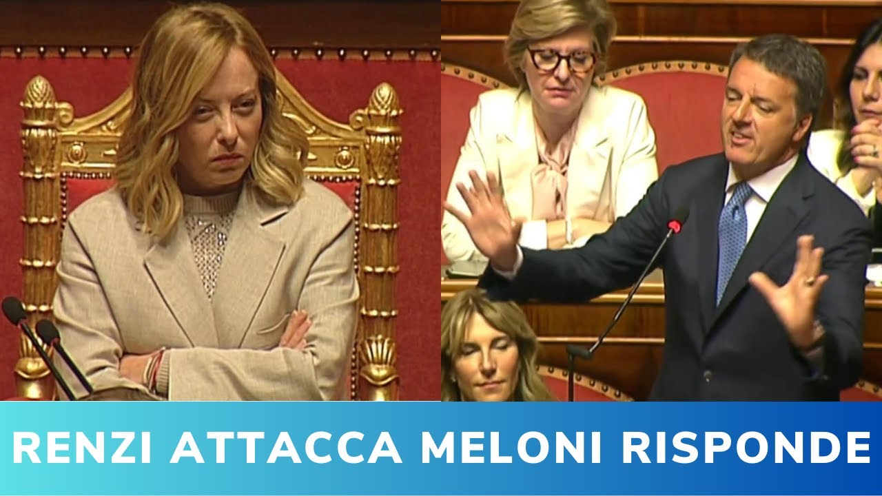 Meloni contro Renzi: Scontro infuocato in Senato sul referendum e le privatizzazioni