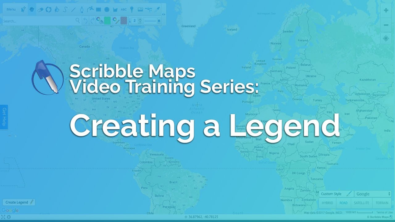 Creating a Legend | Scribble Maps Video Training Series