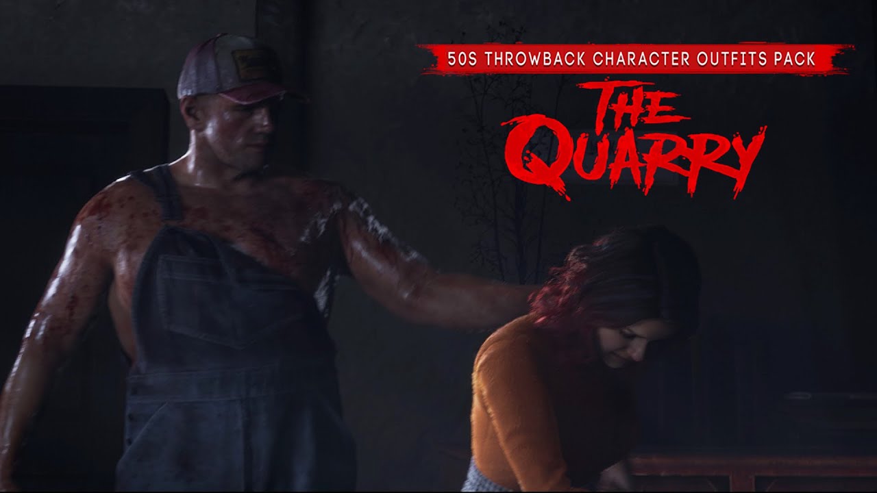 Abigail pushes Bobby away if she's infected - The Quarry (50s Outfits)